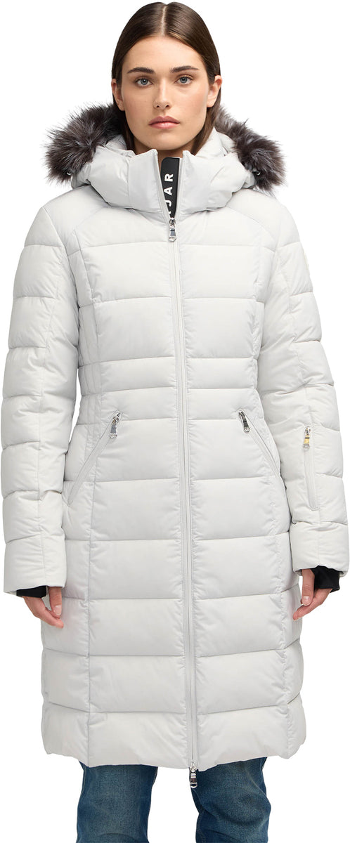 Pajar Venus Long Stretch Channel Quilted Puffer Jacket - Women's | Altitude Sports