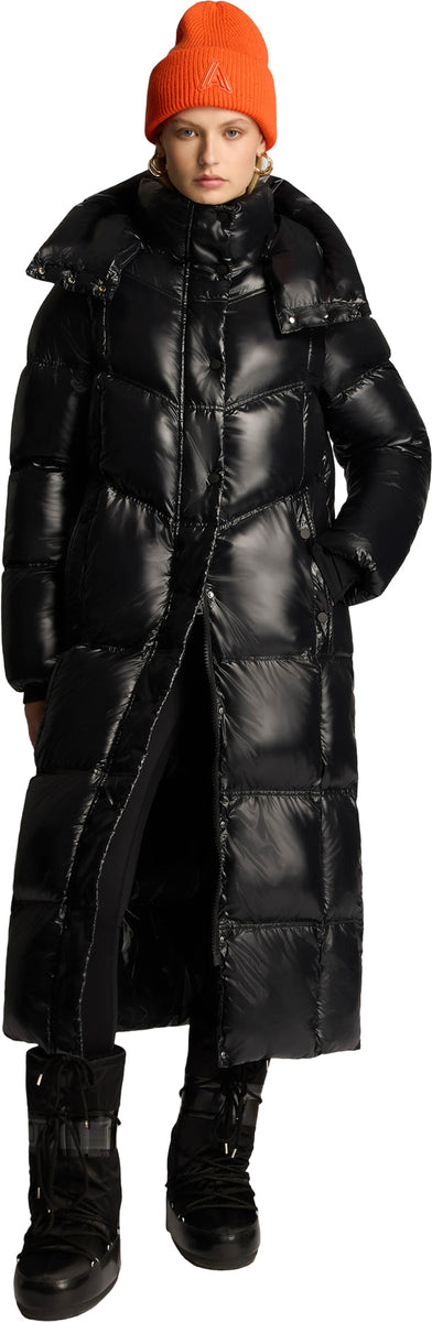 Alpenhaus Meribel Quilted Maxi Puffer Jacket with Removable Hood ...