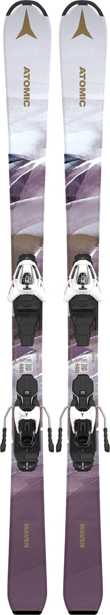 Atomic Maven Girl 130-150 Skis with L 6 GW Ski Bindings - Girls ...