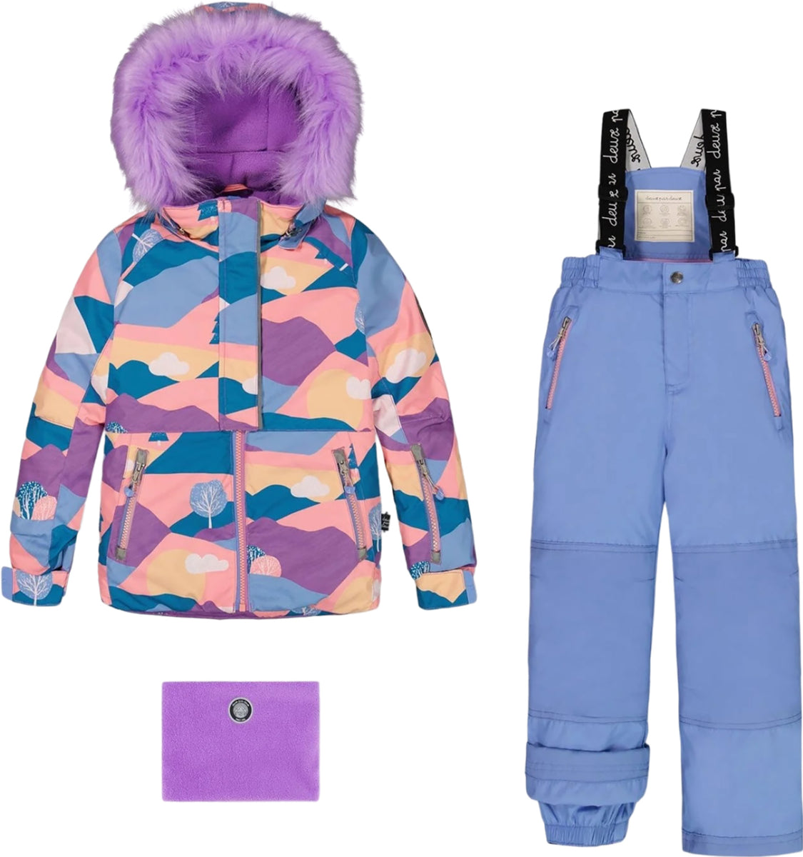 Deux par Deux Printed Two Piece Snowsuit - Girl | Altitude Sports