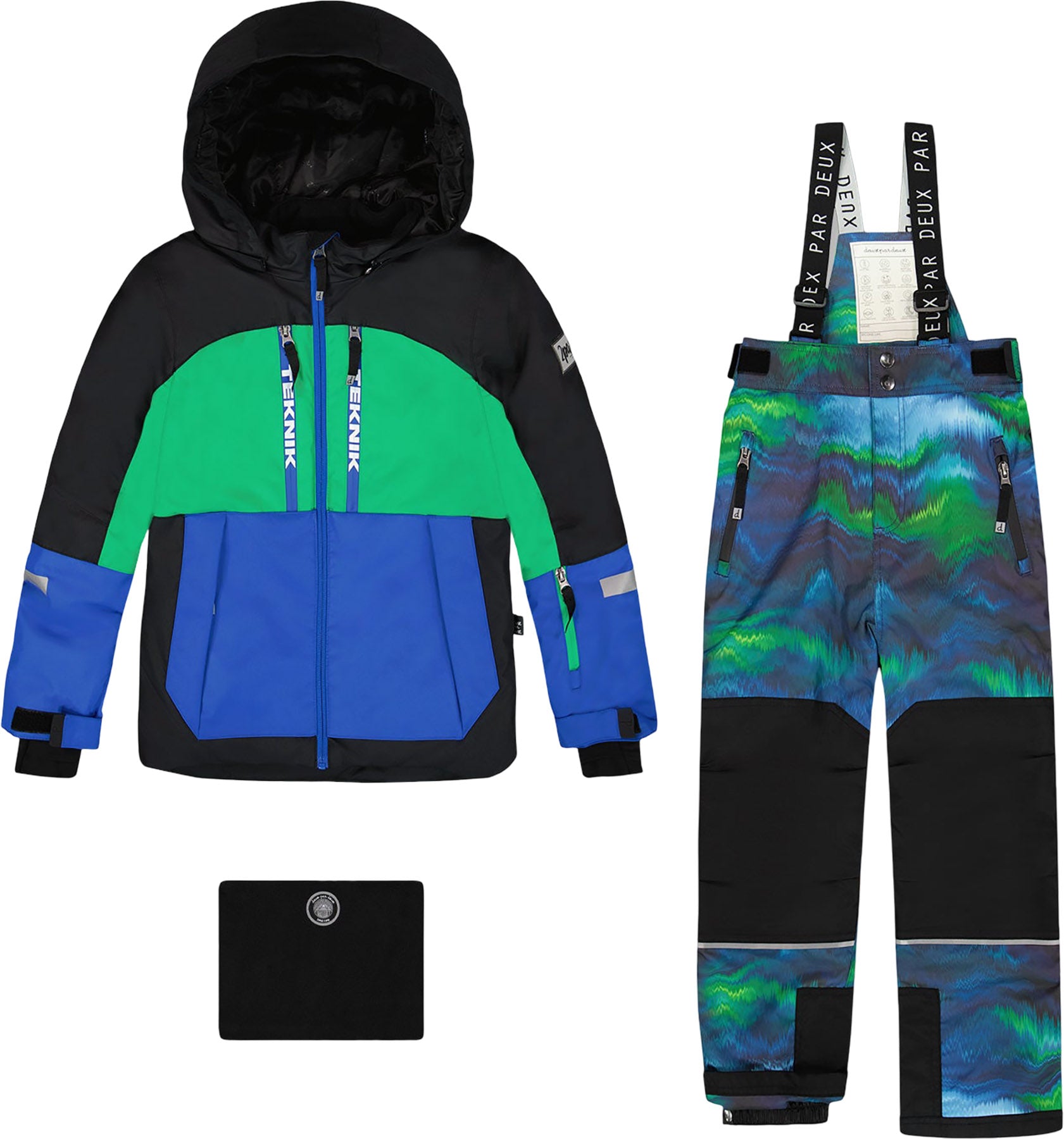 Deux par Deux Aurora Borealis Teknik Two-Piece Snowsuit - Big Boy ...