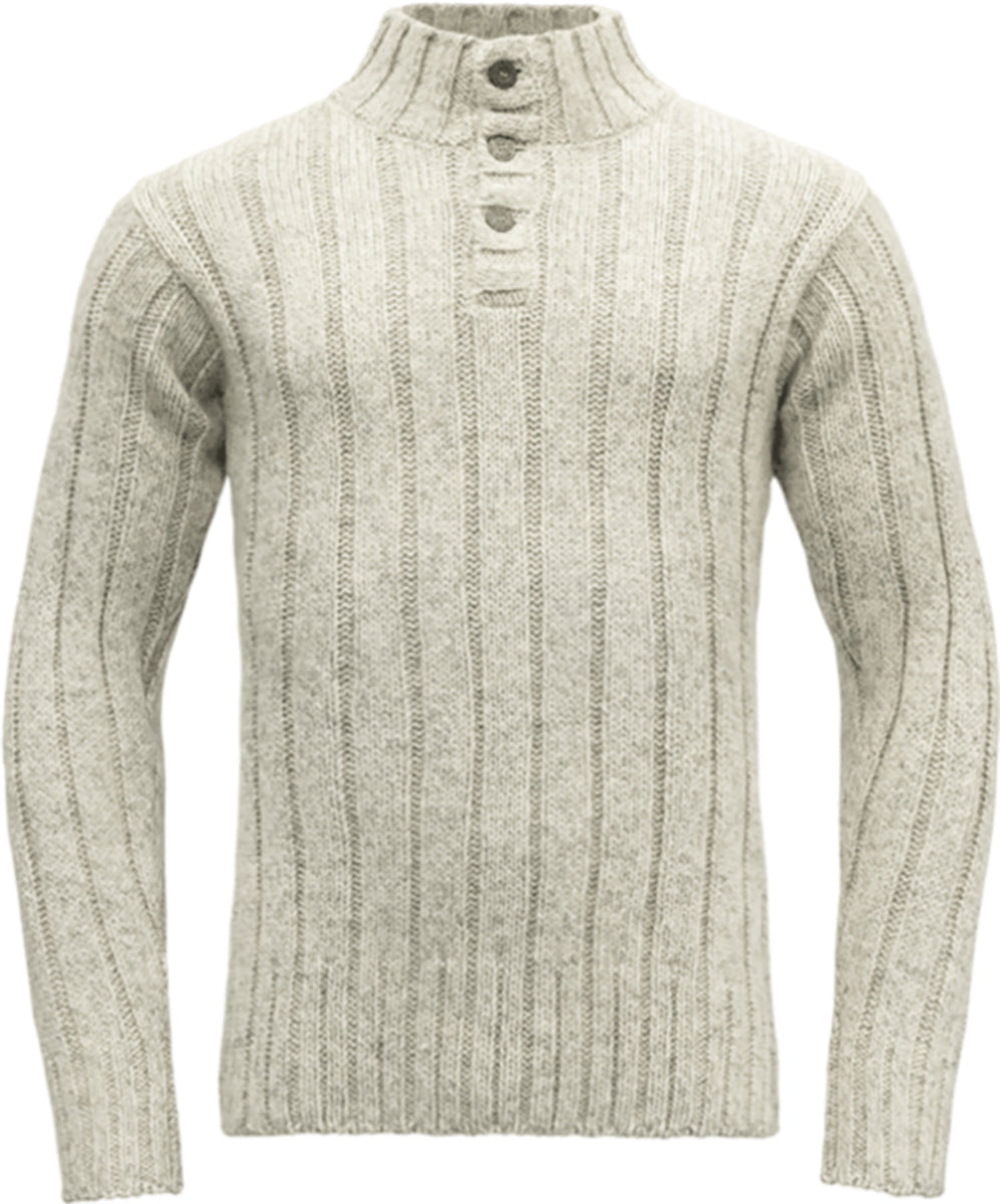 Devold Nansen Wool Button Neck Sweater - Unisex | Altitude Sports