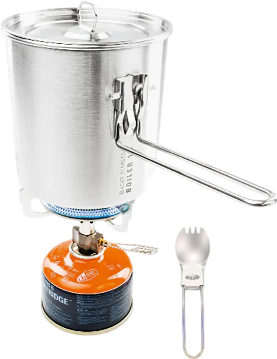 GSI Outdoors Glacier Stainless Explorer Cook System Set | Altitude Sports