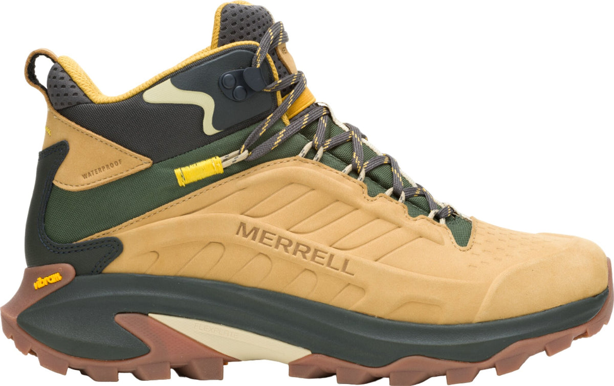 Merrell Moab Speed 2 Leather Mid Waterproof Hiking Boots - Men's ...
