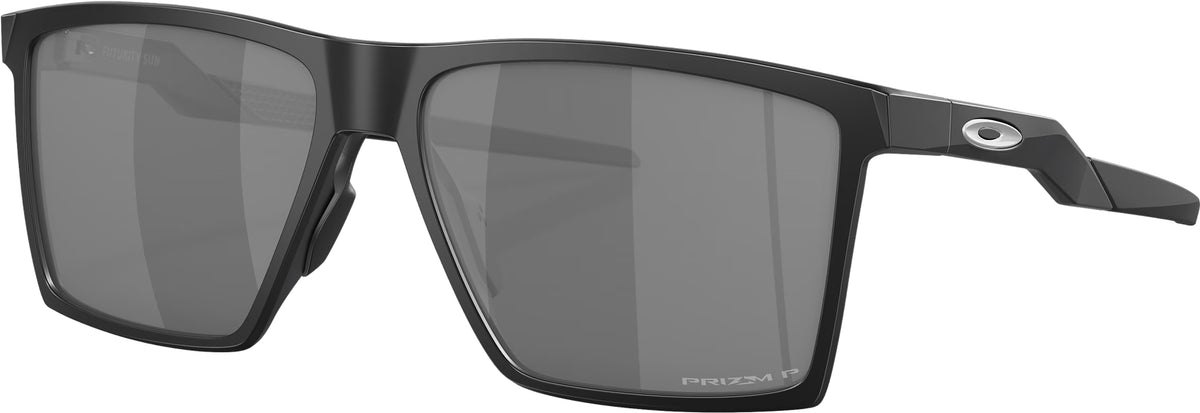 Oakley Futurity Sun Sunglasses - Satin Black - Prizm Black Polarized ...