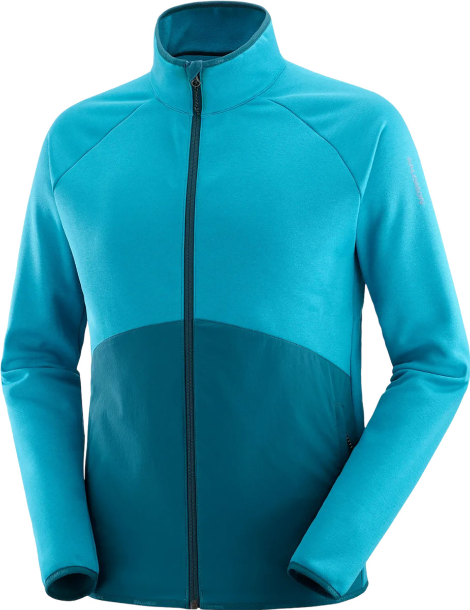 Salomon Essential Warm Full-Zip Midlayer Jacket - Men's | Altitude Sports