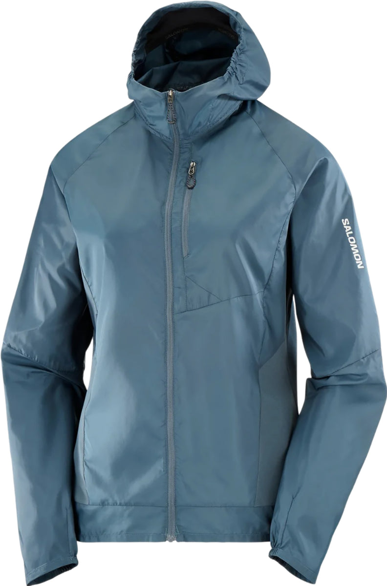 Salomon Bonatti Cross Full Zip Hooded Wind Jacket - Women's | Altitude ...