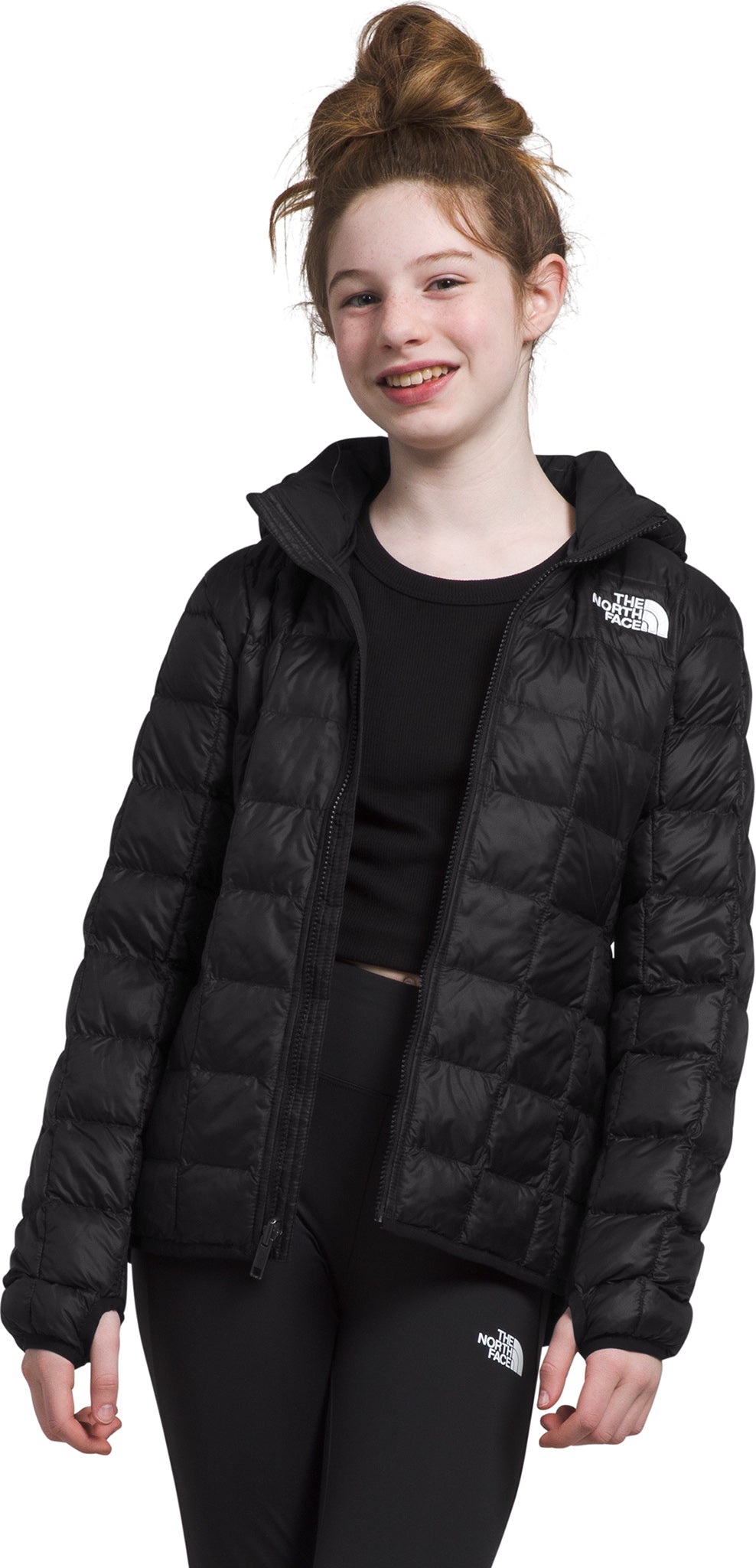 The North Face ThermoBall Hooded Jacket - Girls | Altitude Sports
