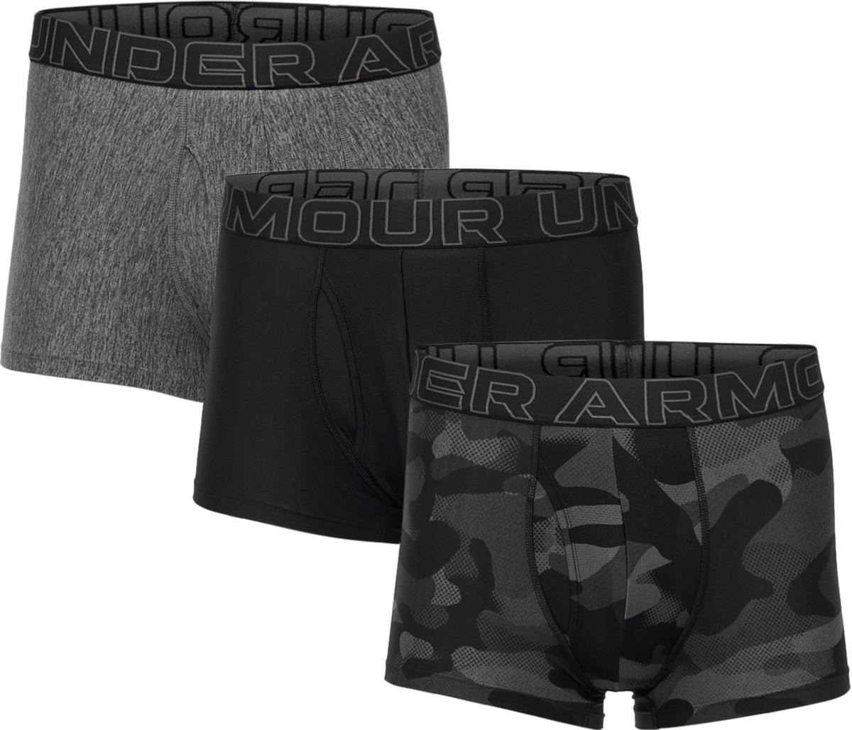 Under Armour UA Performance Tech Print Boxers - Pack of 3 - Men's ...