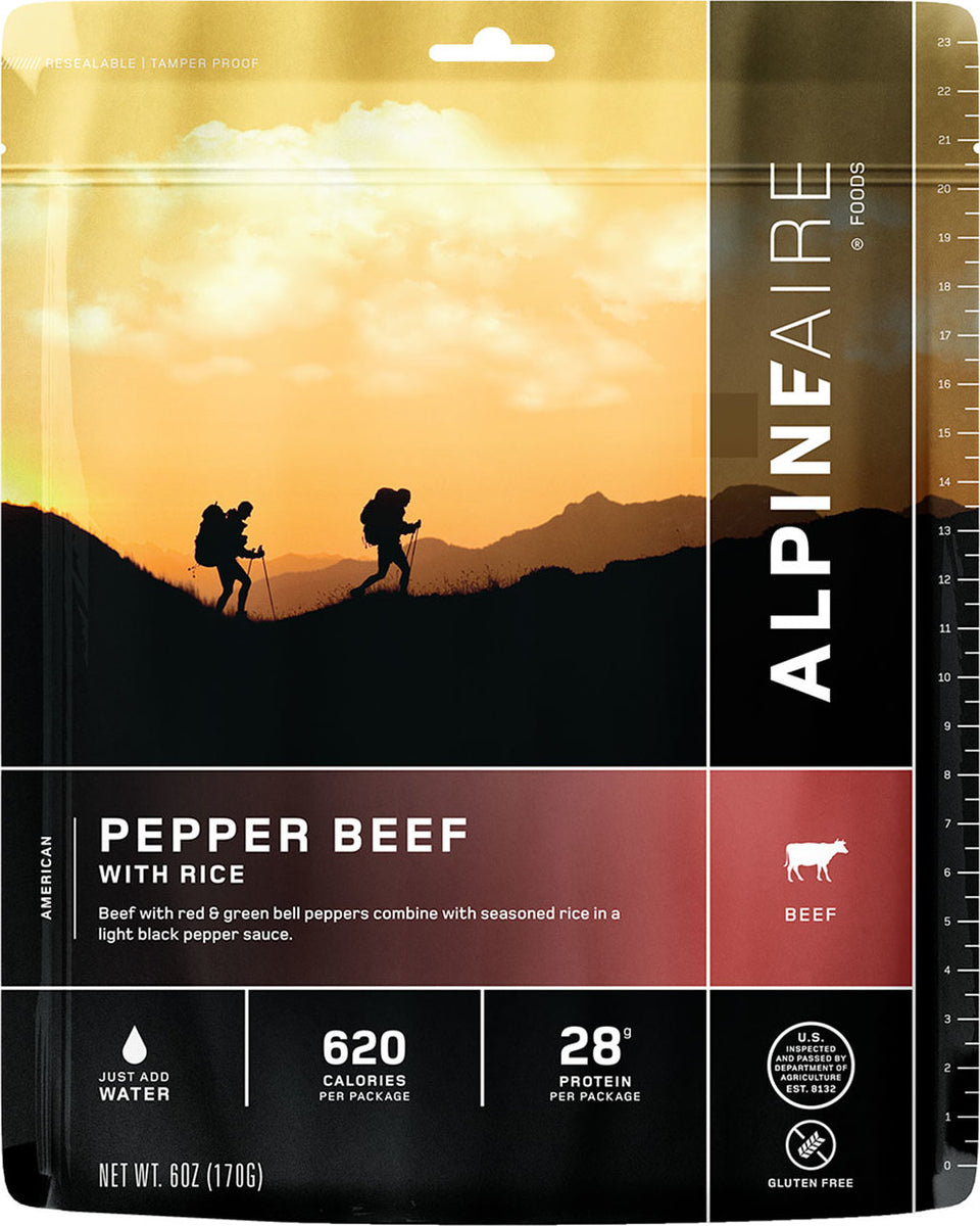 AlpineAire Foods Pepper Beef with Rice | Altitude Sports