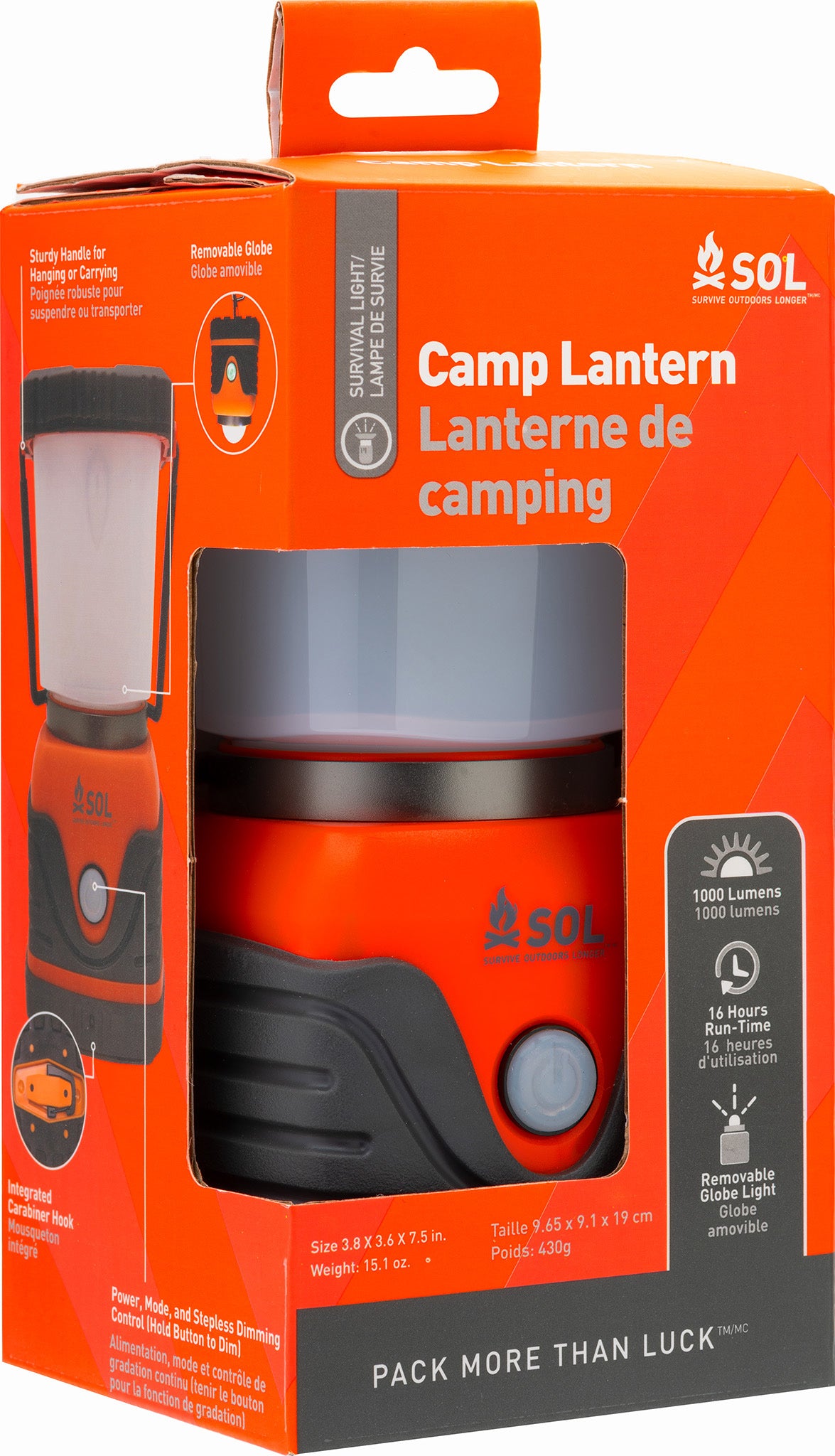 Adventure Medical Kits SOL 3D Camp Lantern | Altitude Sports