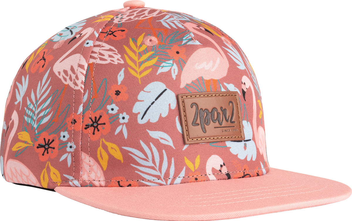 Deux par Deux Printed Flamingo Cap - Baby Girls | Altitude Sports