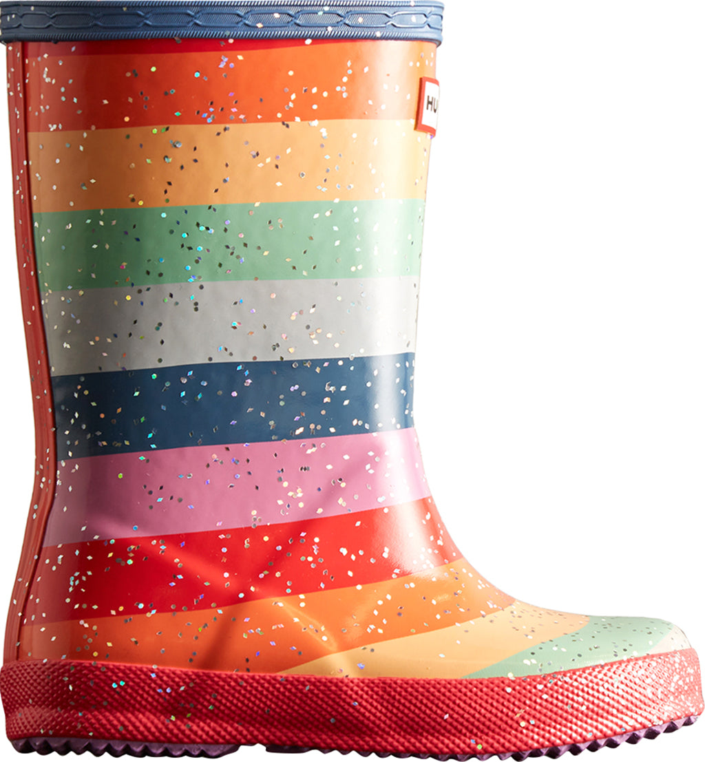 Hunter Original First Classic Rainbow Giant Glitter Boots - Kids ...