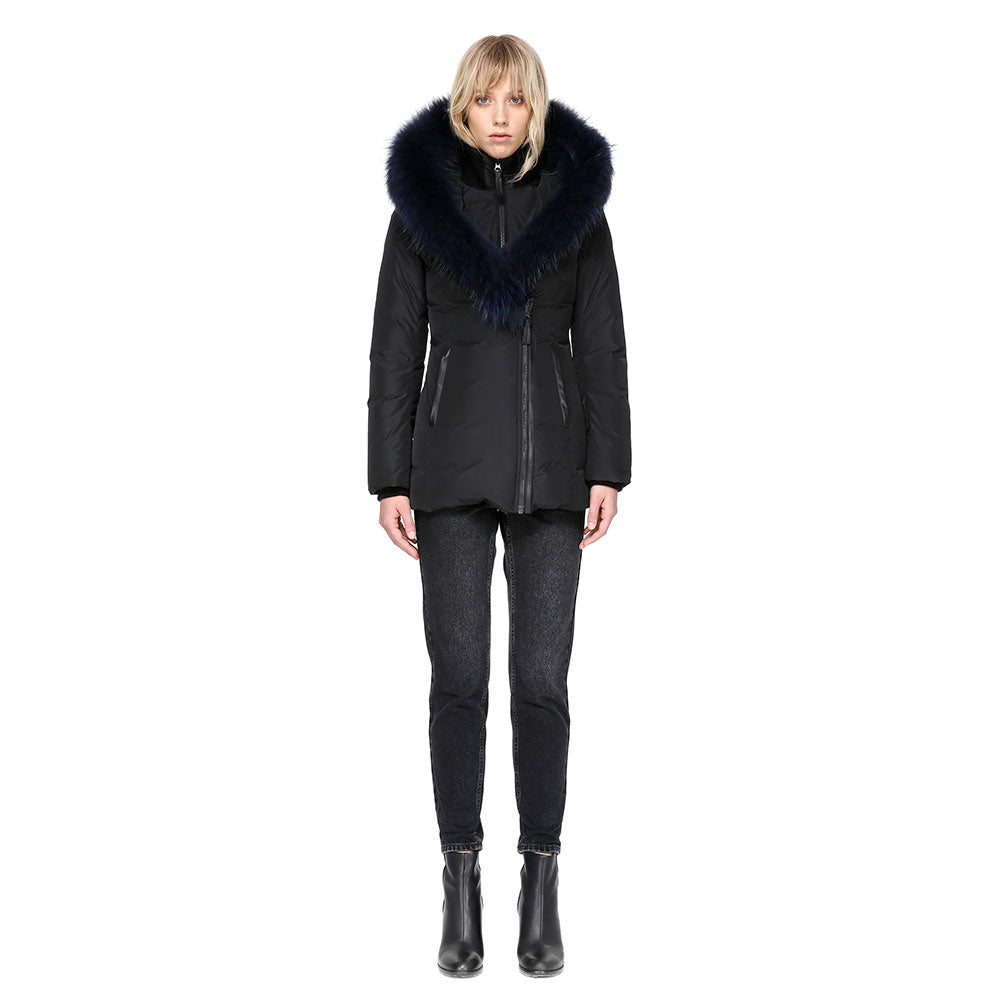 Mackage Adali Down Jacket with Natural Fur Signature Mackage Collar ...