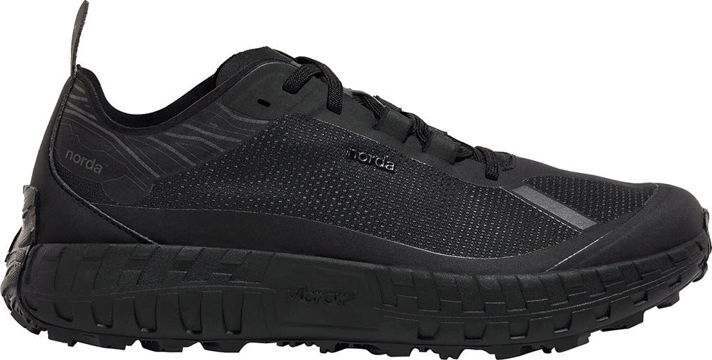 norda 001 Stealth Black Seamless Trail Running Shoes - Women's ...
