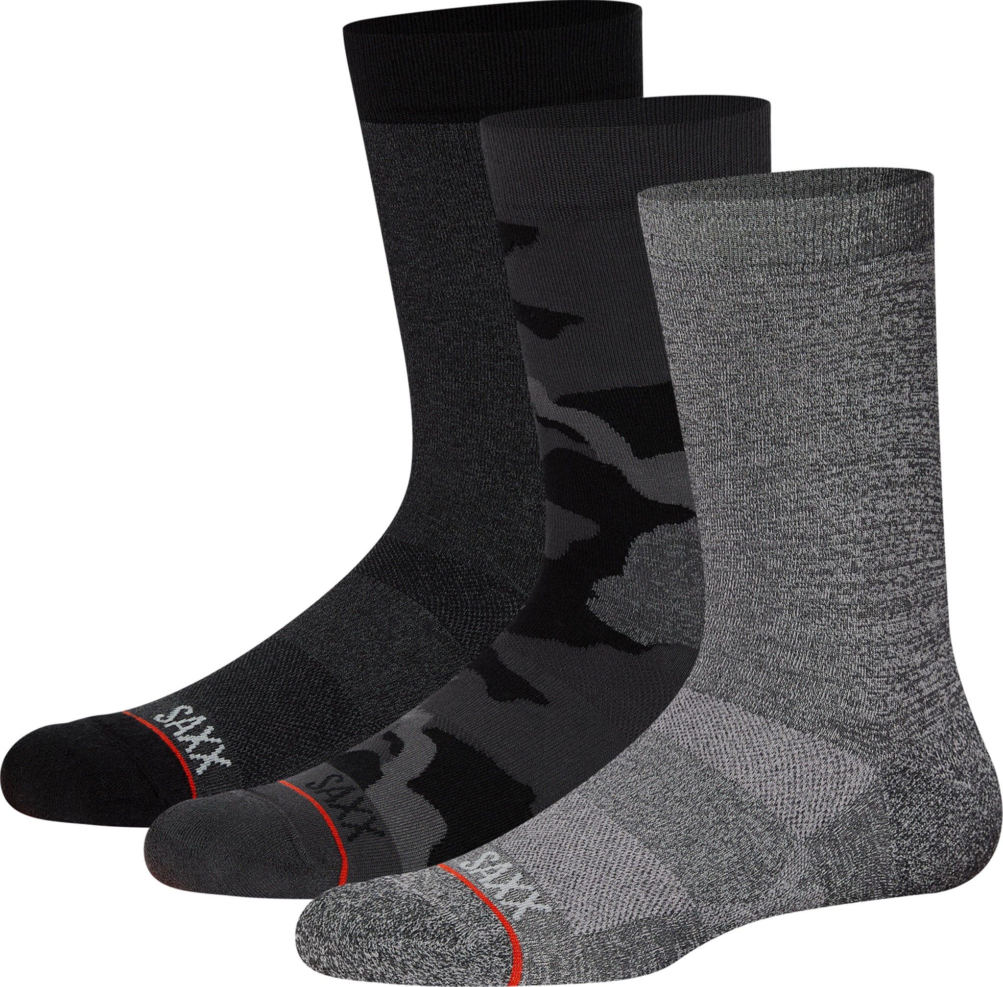 SAXX Whole Package 3-Pack Crew Socks - Men's | Altitude Sports