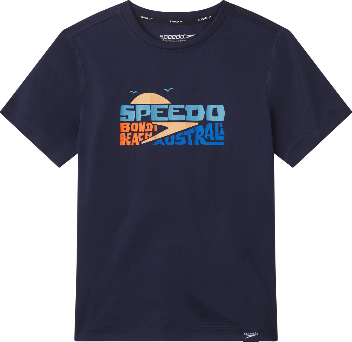 Speedo Graphic Short Sleeve Swim Tee - Boys | Altitude Sports