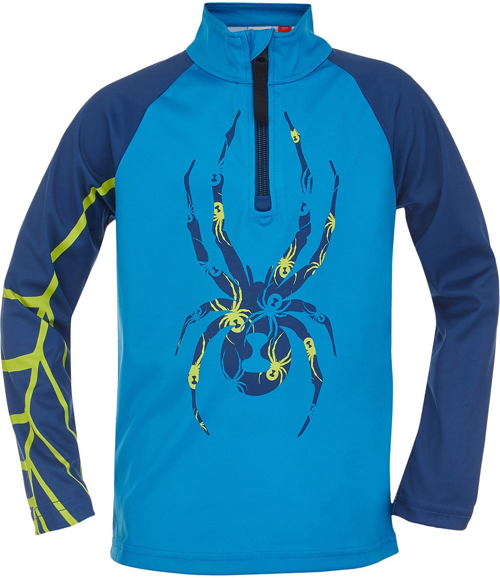 Spyder Bug Zip T-Neck - Boy's | Altitude Sports