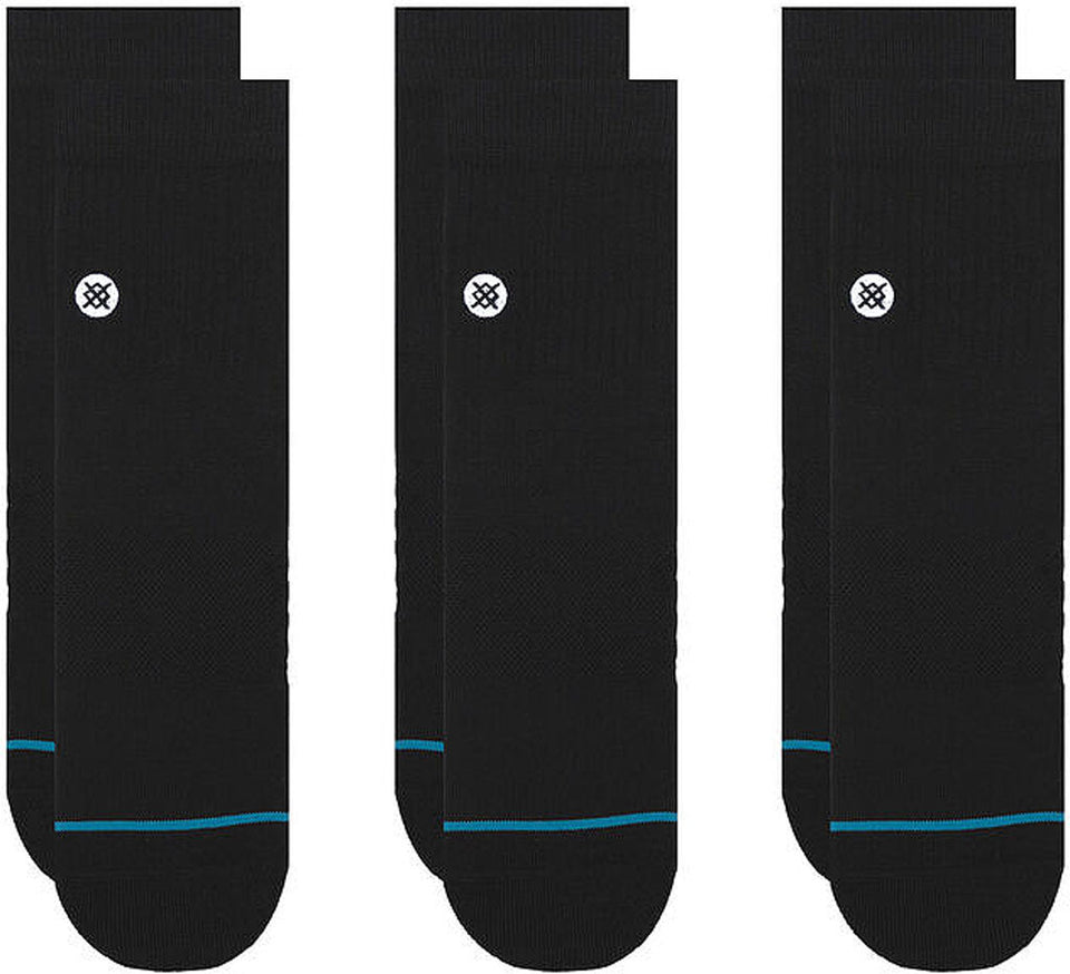 Stance Icon Quarter 3 Pack Sock - Unisex | Altitude Sports
