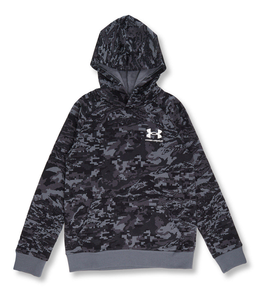 Under Armour Rival Fleece ABC Camo Hoodie - Boys | Altitude Sports