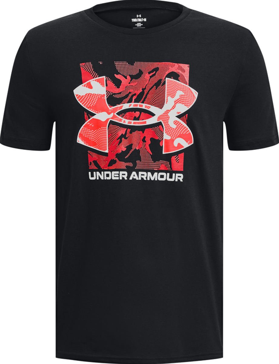 Under Armour Box Logo Camo Short Sleeve T-Shirt - Boys | Altitude Sports