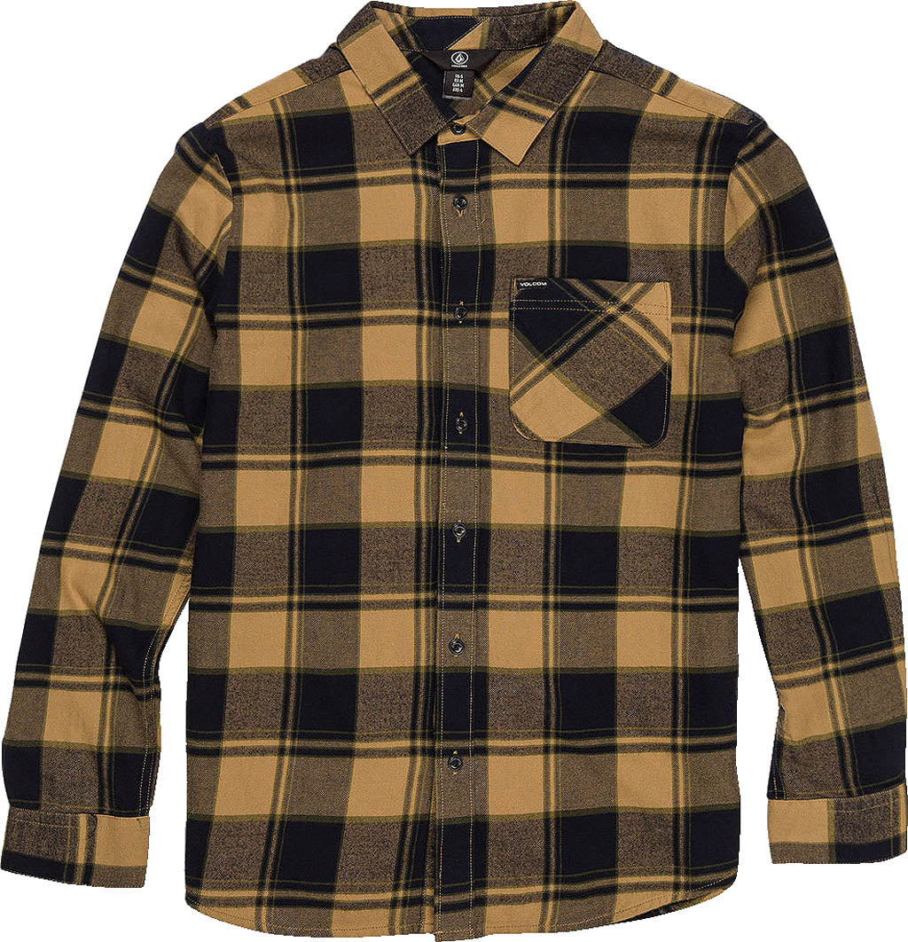 Volcom Caden Long Sleeve Flannel Shirt - Little Boy's | Altitude Sports