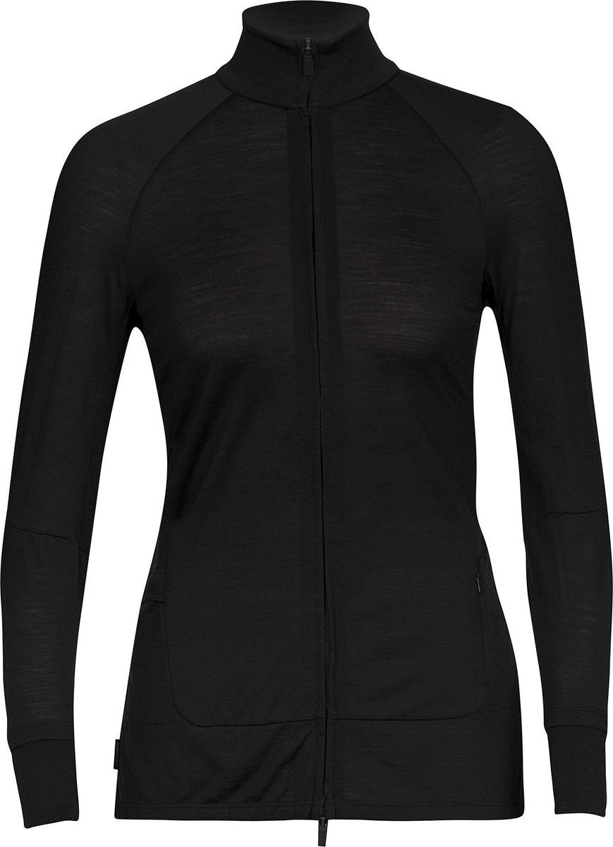 icebreaker ZoneKnit Merino Long Sleeve Zip Midlayer - Women's ...