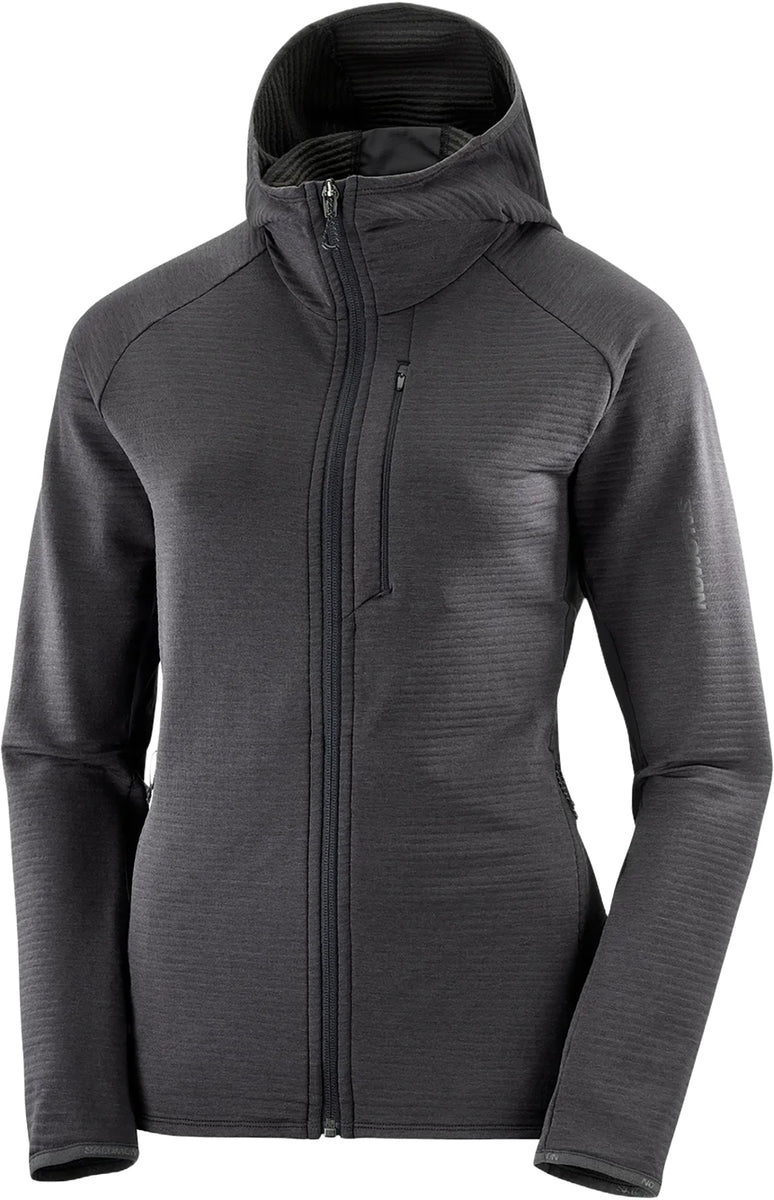 Salomon Essential Lightwarm Full Zip Midlayer Jacket - Women's ...