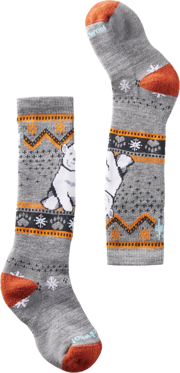 Smartwool Wintersport Full Cushion Polar Bear Pattern OTC Socks - Kid's ...