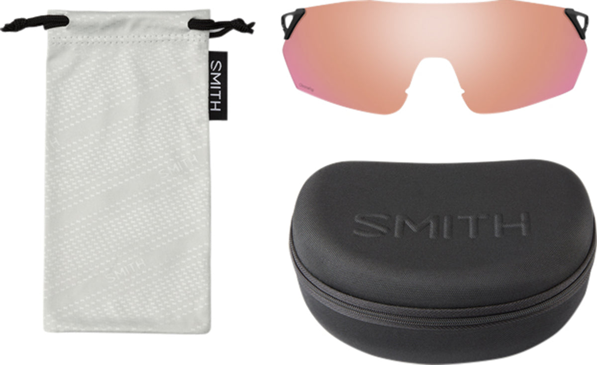Smith Optics Reverb Sunglasses - Matte Black - ChromaPop Platinum ...